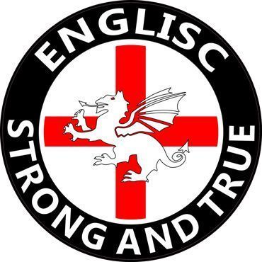 Englisc "Strong and True " Car Sticker