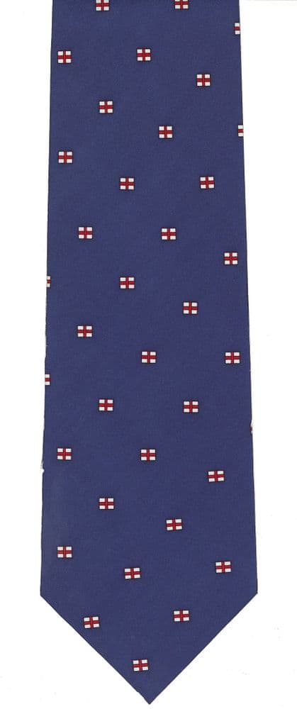 England Silk Tie with Cross of St George design