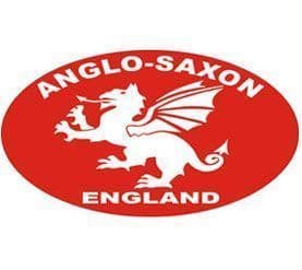 White Dragon Anglo-Saxon Bumper Sticker