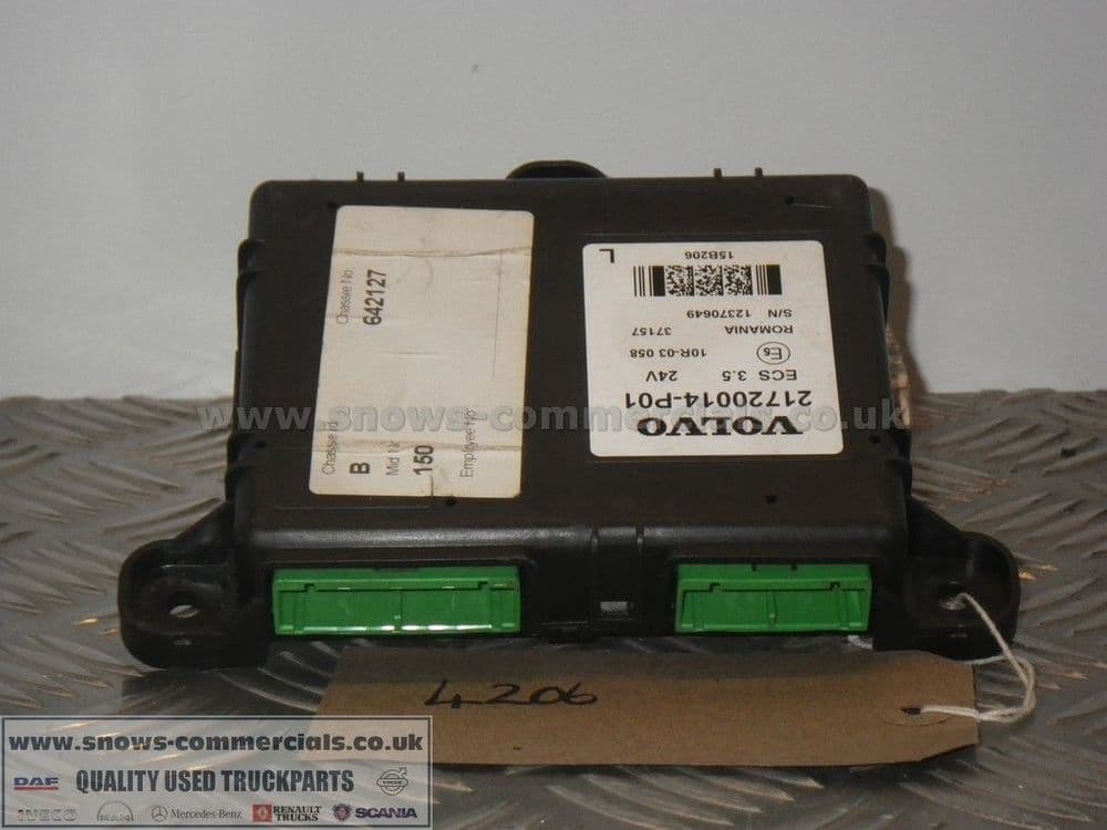 ECS 3 5 ECU Volvo 21720014-P01