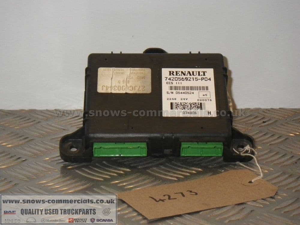 ECS III ECU Renault 7420569215-P04