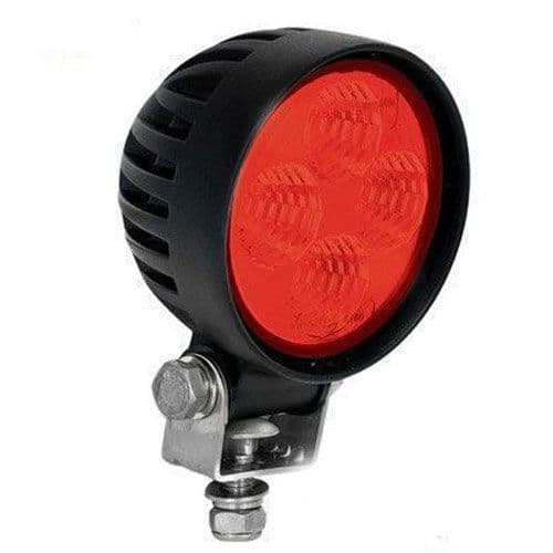 LED Autolamps 10-30V Work Lamp With Red LEDs PN 8312BMR