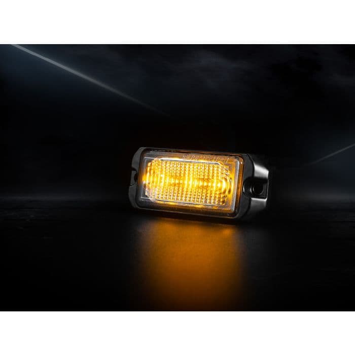 LEDSON Astro3 warning strobe light with 3 orange LED ECE R65 XA1