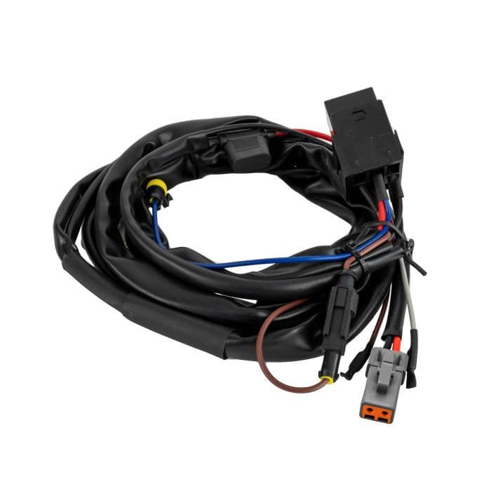 LEDSON Connect 1 or 2 x DTP 2 pin cable harness for auxiliary lights 12V