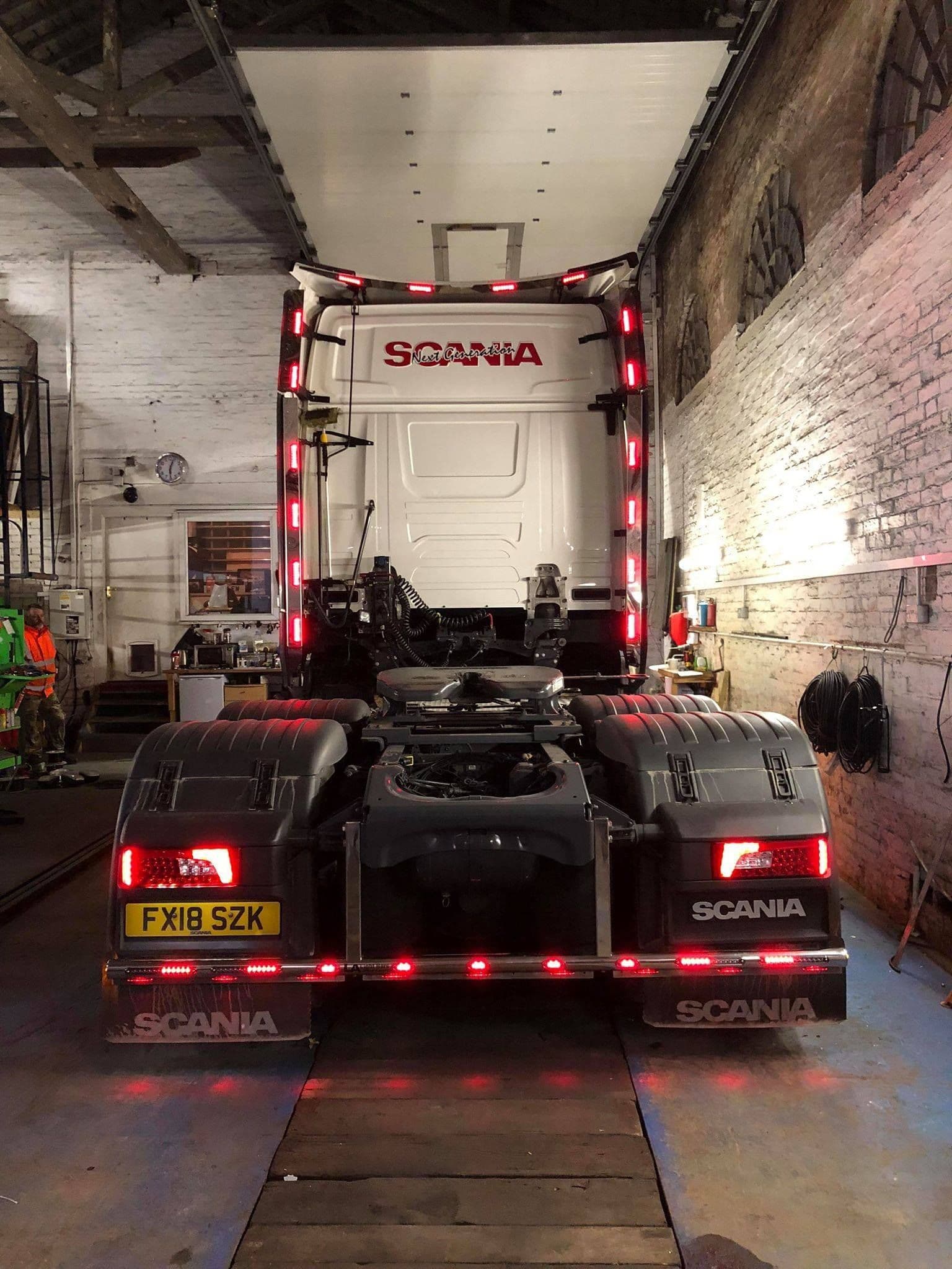 Scania Next Gen Mud Flap Bar PN LABR11