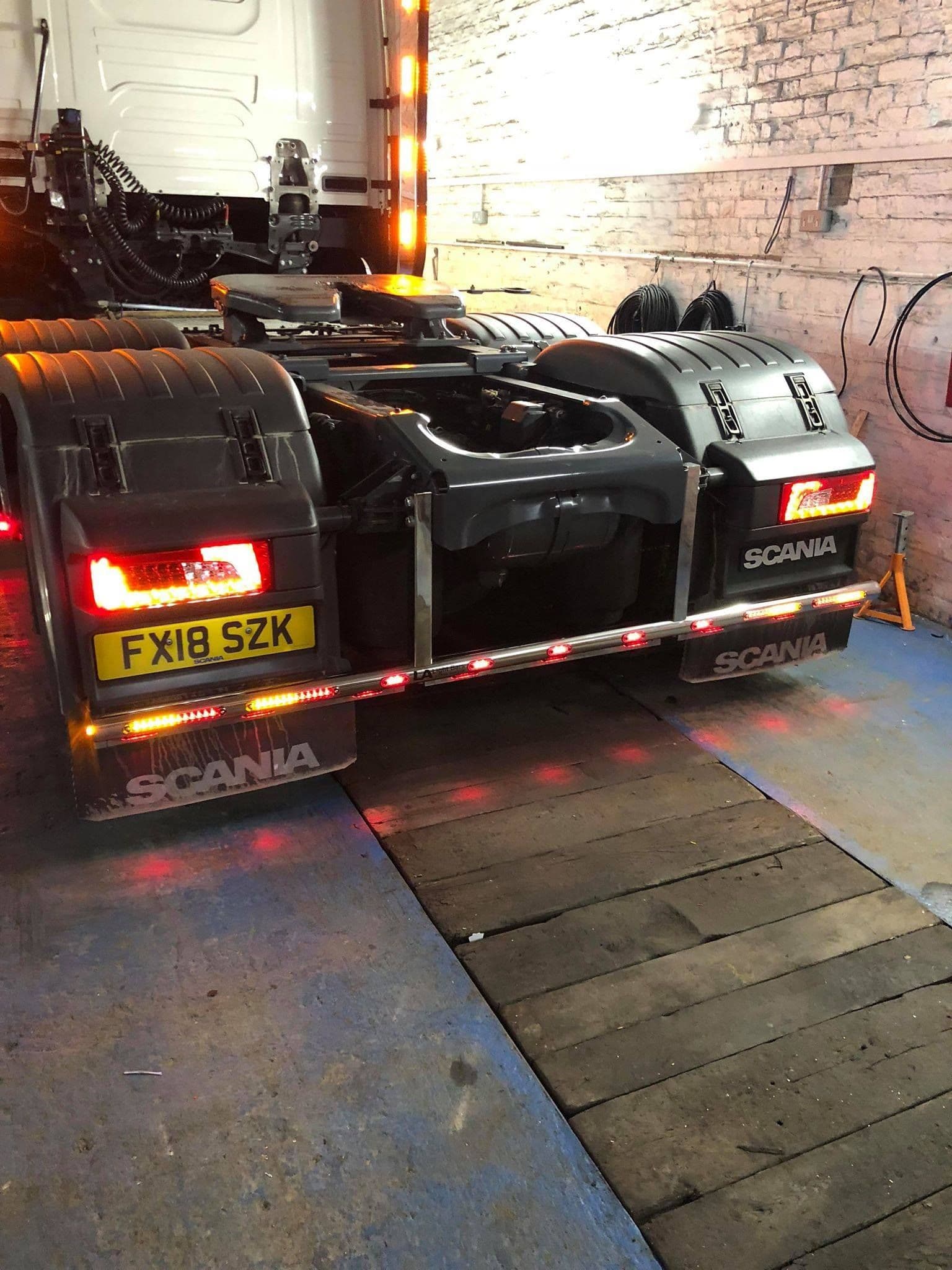 Scania Next Gen Mud Flap Bar PN LABR11