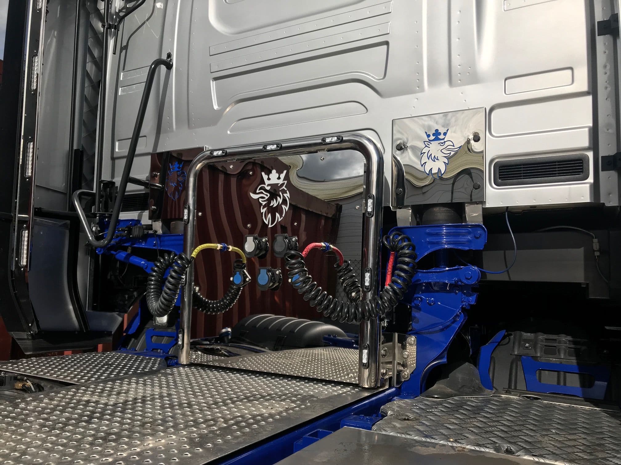 Scania Next Gen S Cab Airbag Plates - Scania Griffin PN LABR20