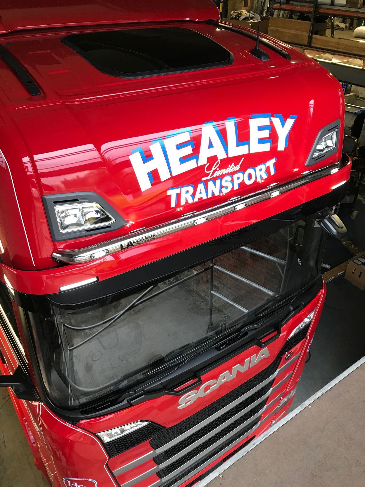 Scania Next Gen Visor Bar PN LABR03