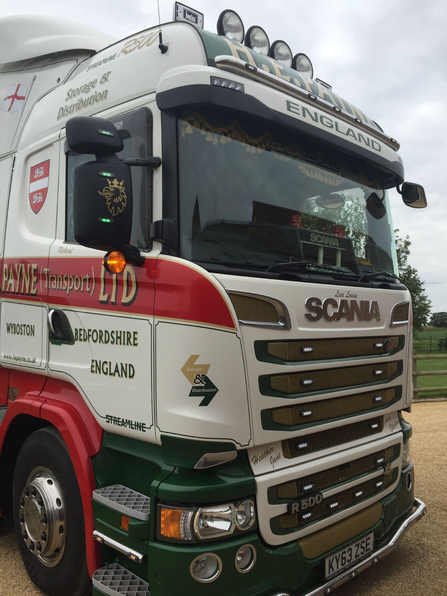 Scania R Series Highline Visor Bar PN LABR31