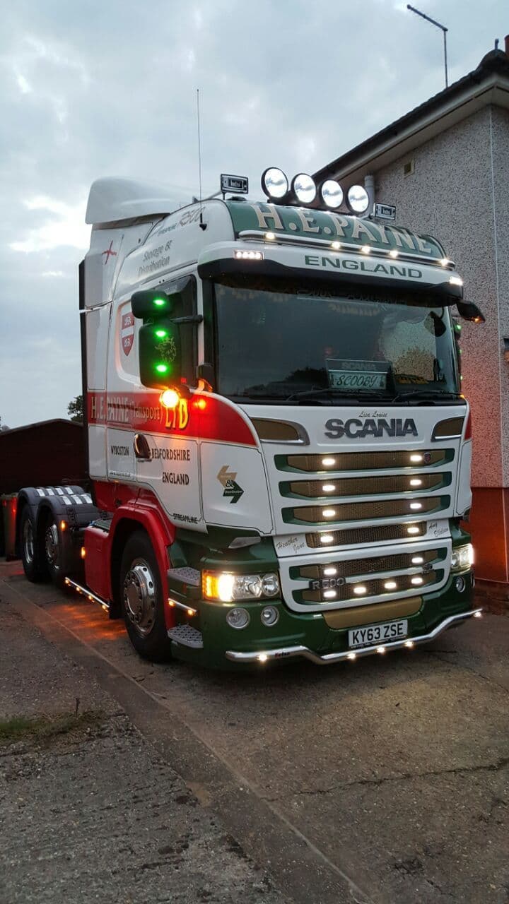 Scania R Series Highline Visor Bar PN LABR31