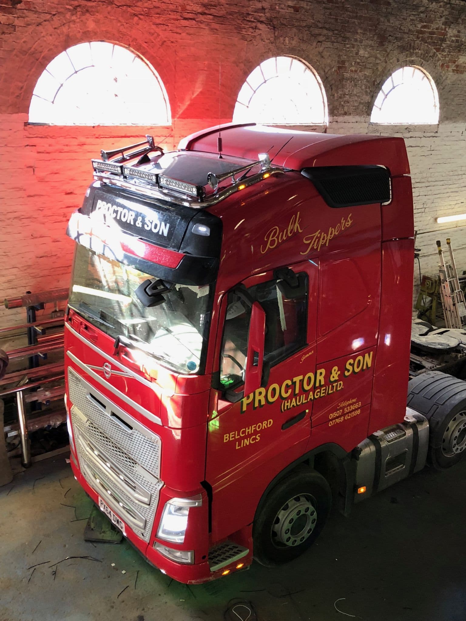 Volvo V4 FH Top Bar GT & GTXL PN LABR106