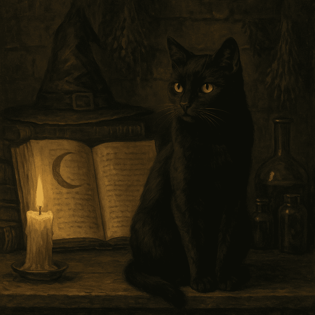 Cats in Witchcraft: Myth, Magic, and Familiar Bonds