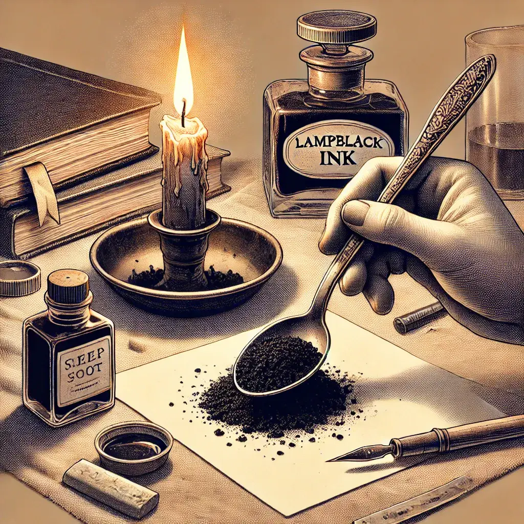How to Make Black Ink (Lampblack Ink)