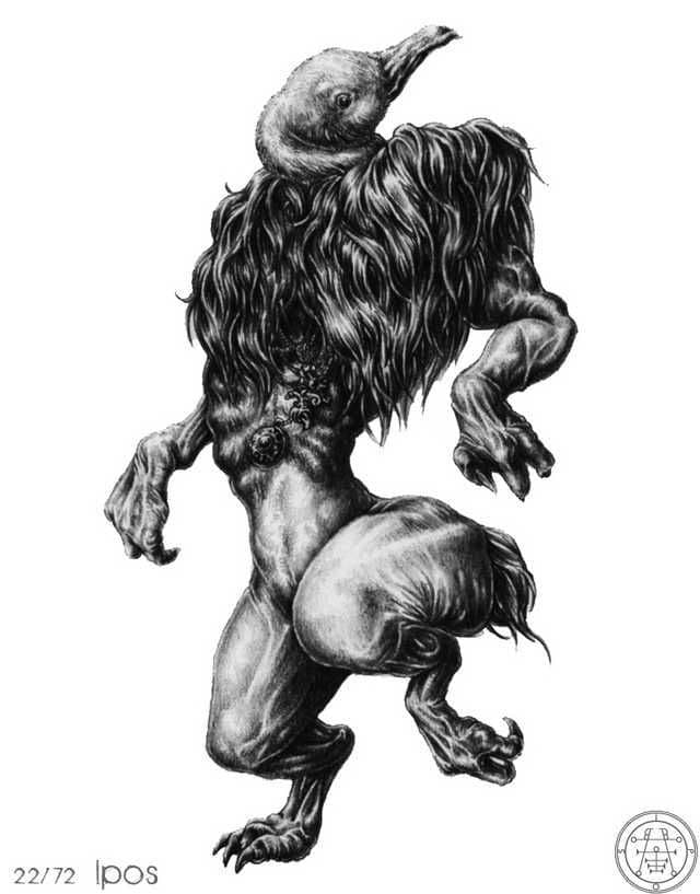 Ipos: The Enigmatic Demon of Intuition and Boldness