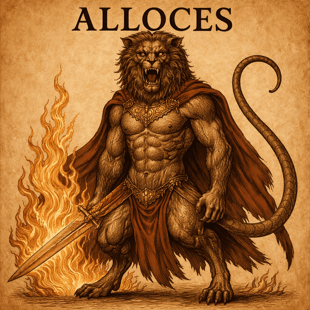Alloces: Power, Vengeance, Wisdom and the Fire of Justice
