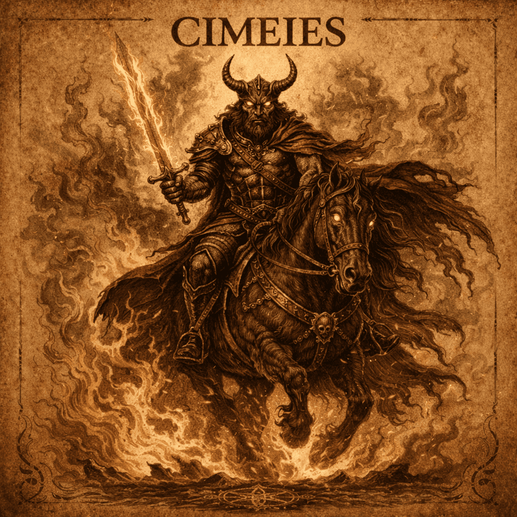 Cimeies: The Infernal Warrior and Keeper of Hidden Knowledge in the Ars ...