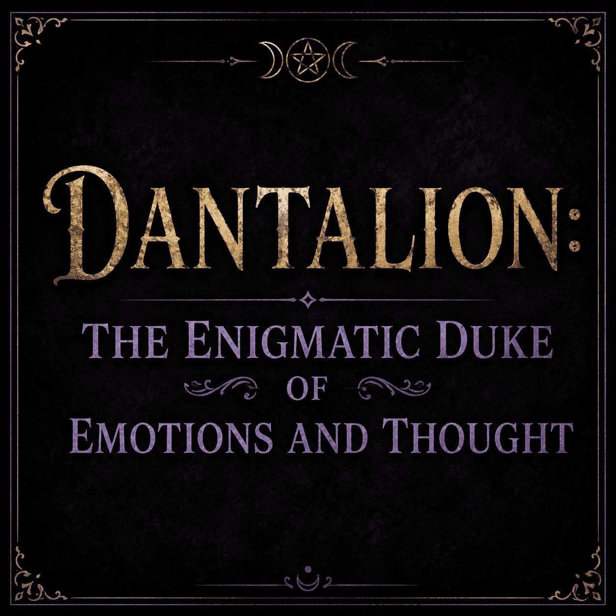 Dantalion Goetia Meaning | Duke of Emotions, Thoughts & Love Magick