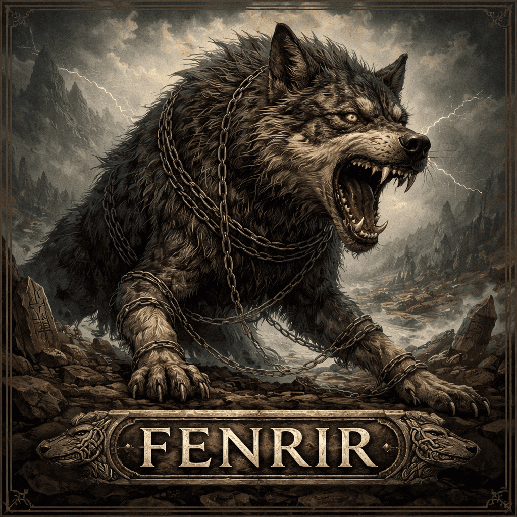 Fenrir: The Bound Wolf of Norse Mythology