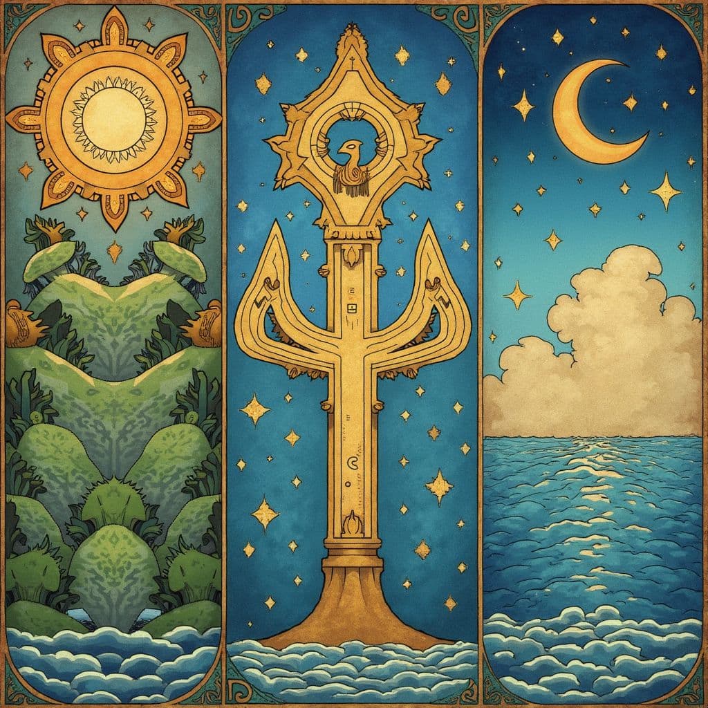 Land, Sea, and Sky: The Sacred Triads in Celtic Cosmology