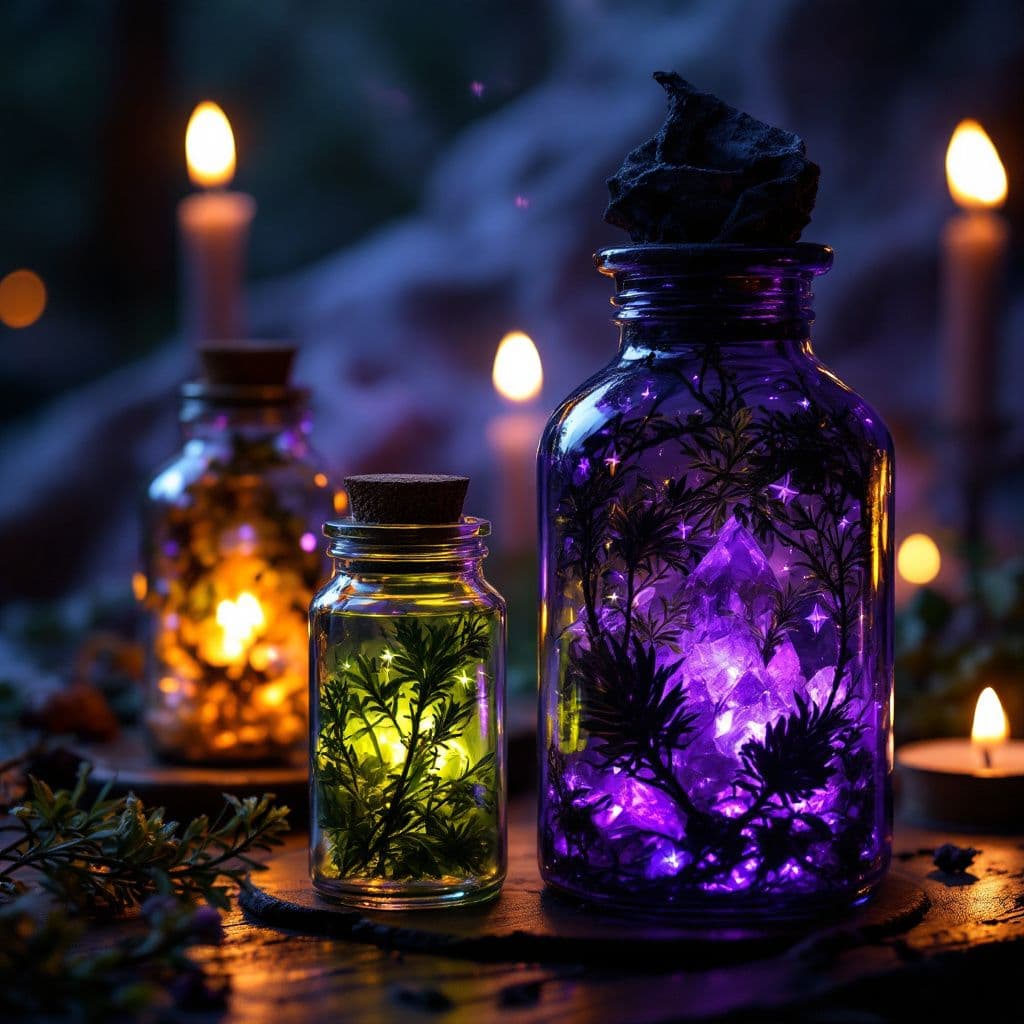 Witch Protection Bottles: Spiritual Defence