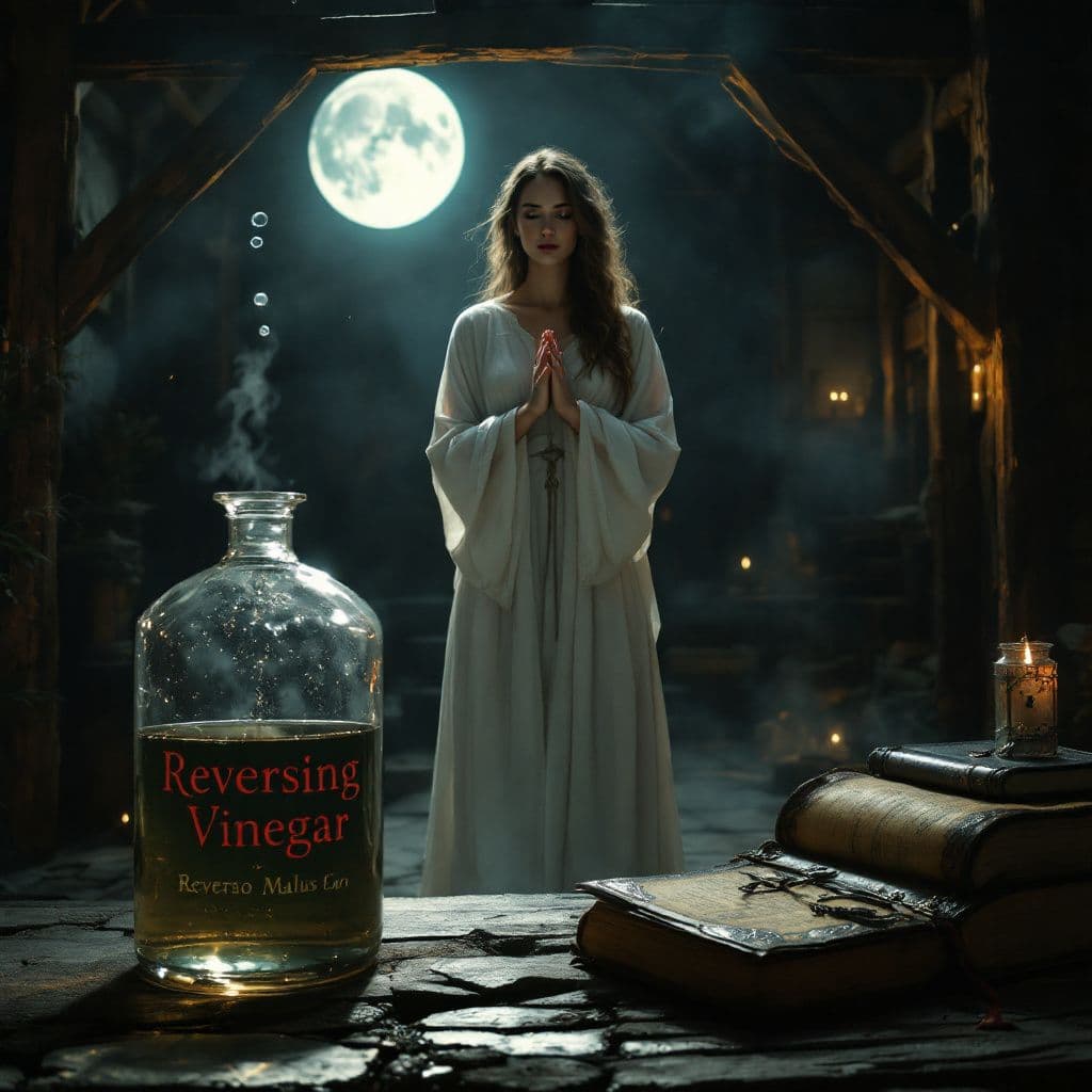 Reversing Vinegar Spell: Send Negative Energy Back to Its Source