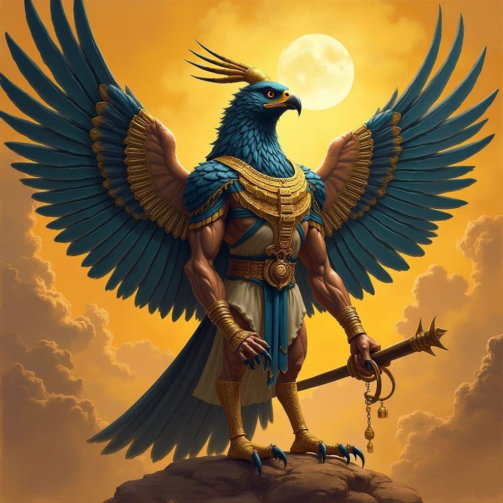 Horus: The Mighty Falcon God of Egypt