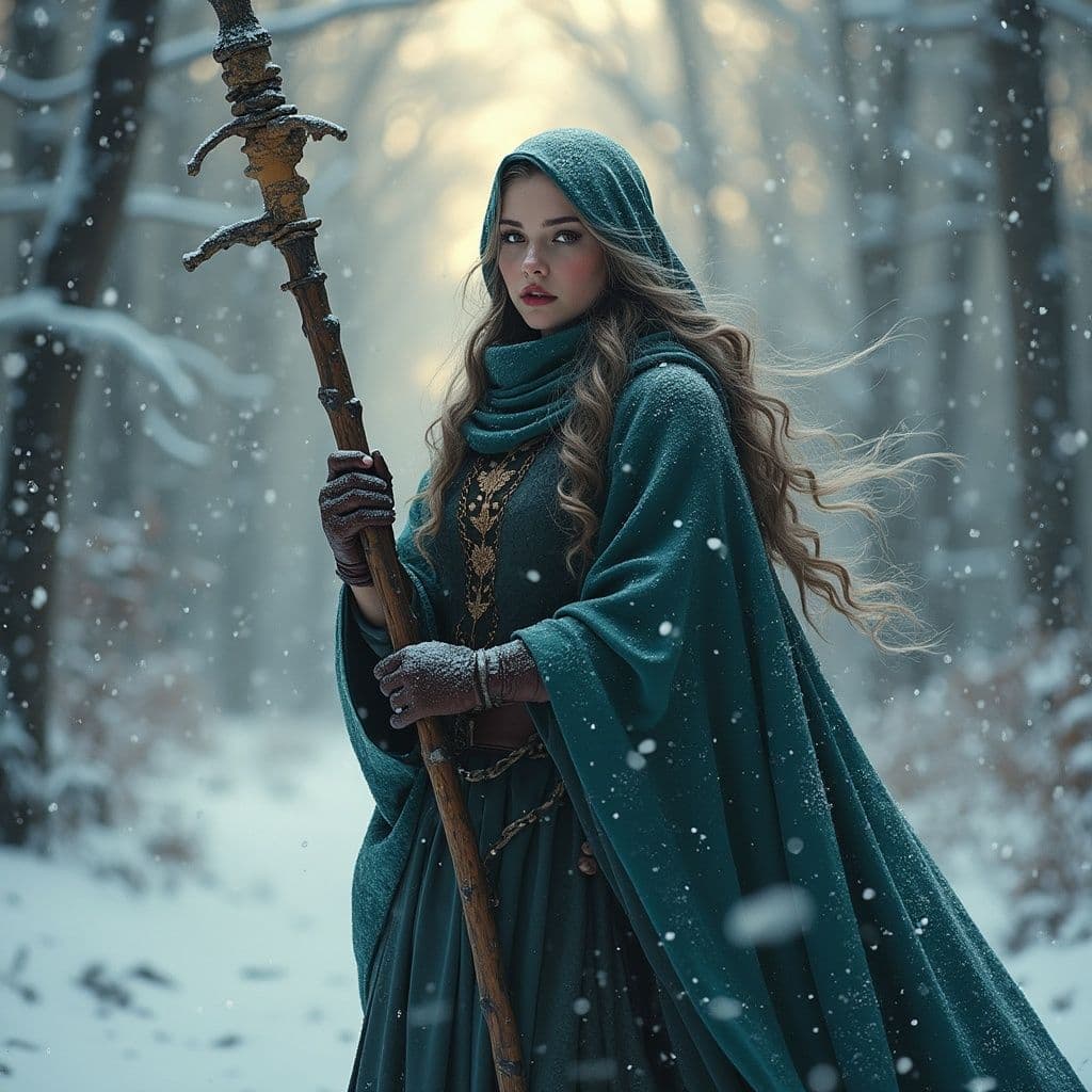 Hulda: The Enigmatic Goddess of Winter, Witches, and Weaving