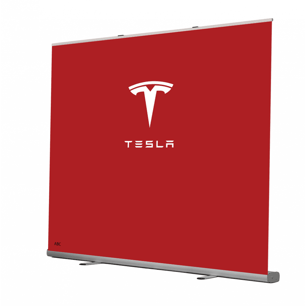 Giant banner stand 2.4m wide