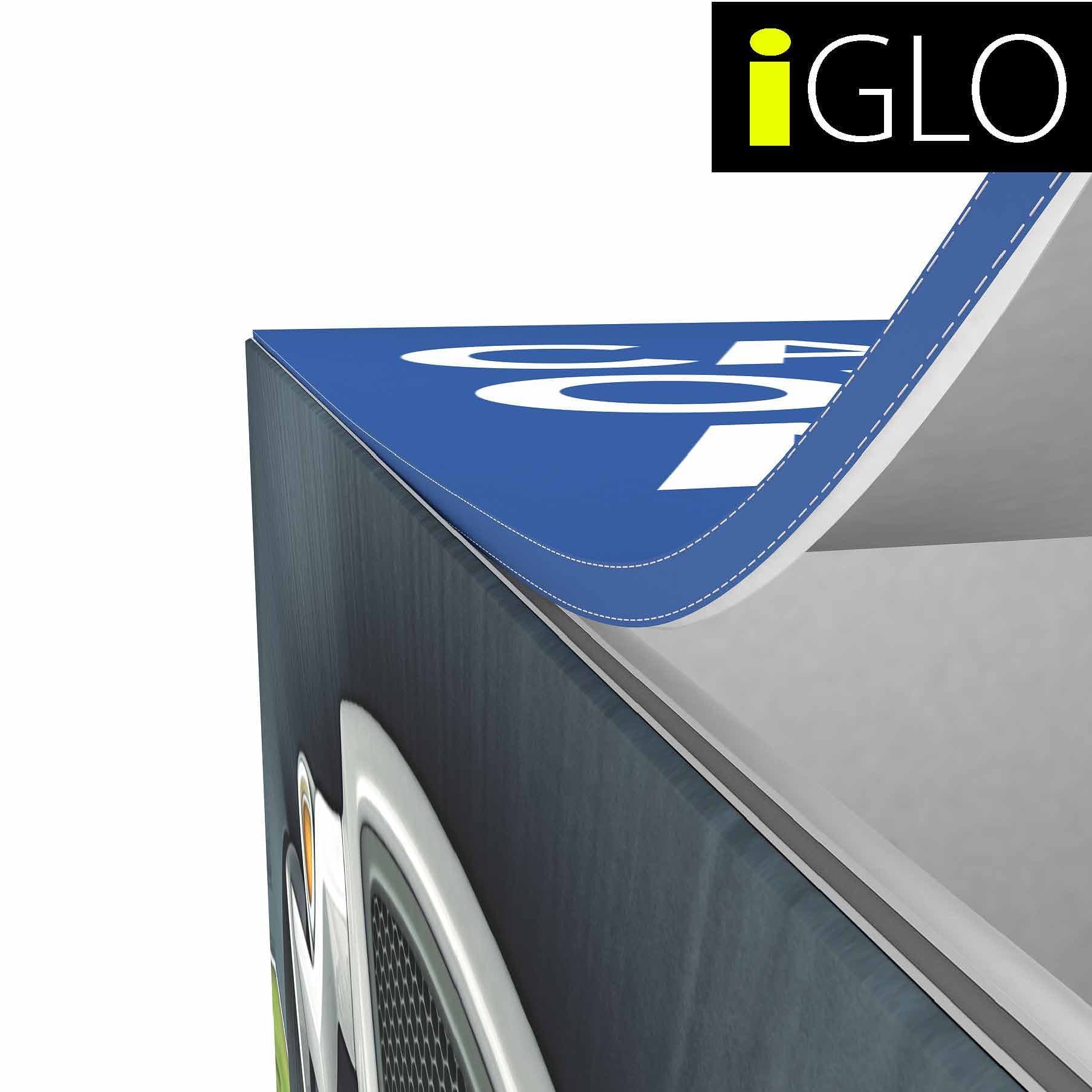 Backlit iGLO Wavelight Casonara Illuminated Hanging Sign For Exhibition ...