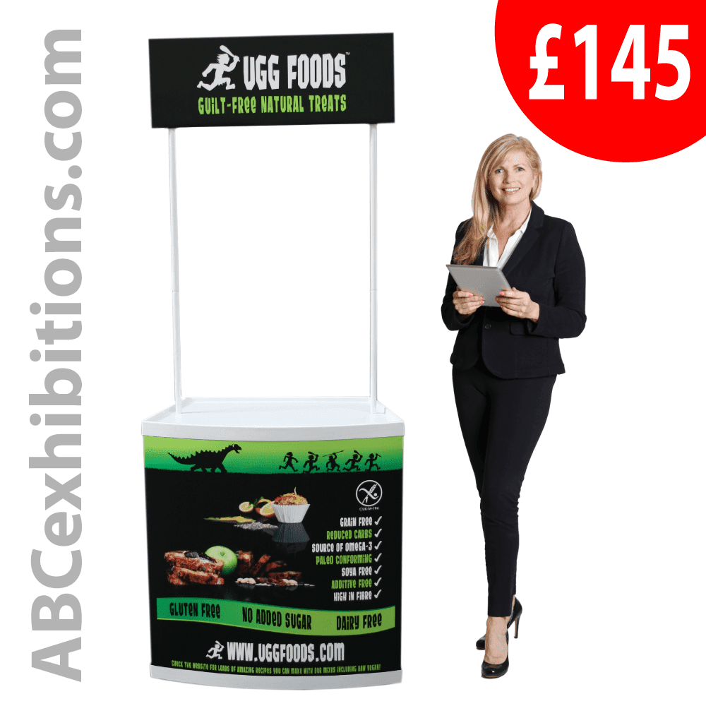 Budget promotional counter ideal for charity fundraisers, ticketing ...