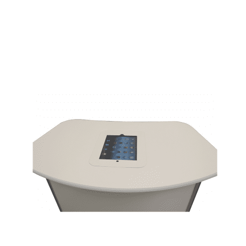 Flush Desk Mounted iPad Unit