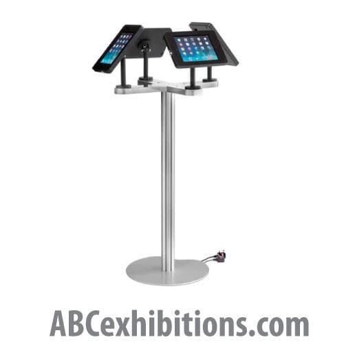 iPad Quad is a superb, 4 head iPad display stand with secure lockable ...