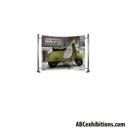 Linear Display Stand Complete With Graphics