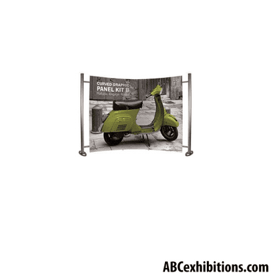 Linear Display Stand Complete With Graphics