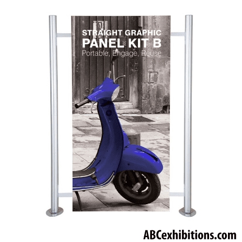 Linear Display Stand Complete With Graphics