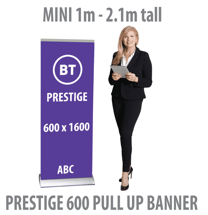 Mini pop up banner including high quality PVC graphic panel and padded ...