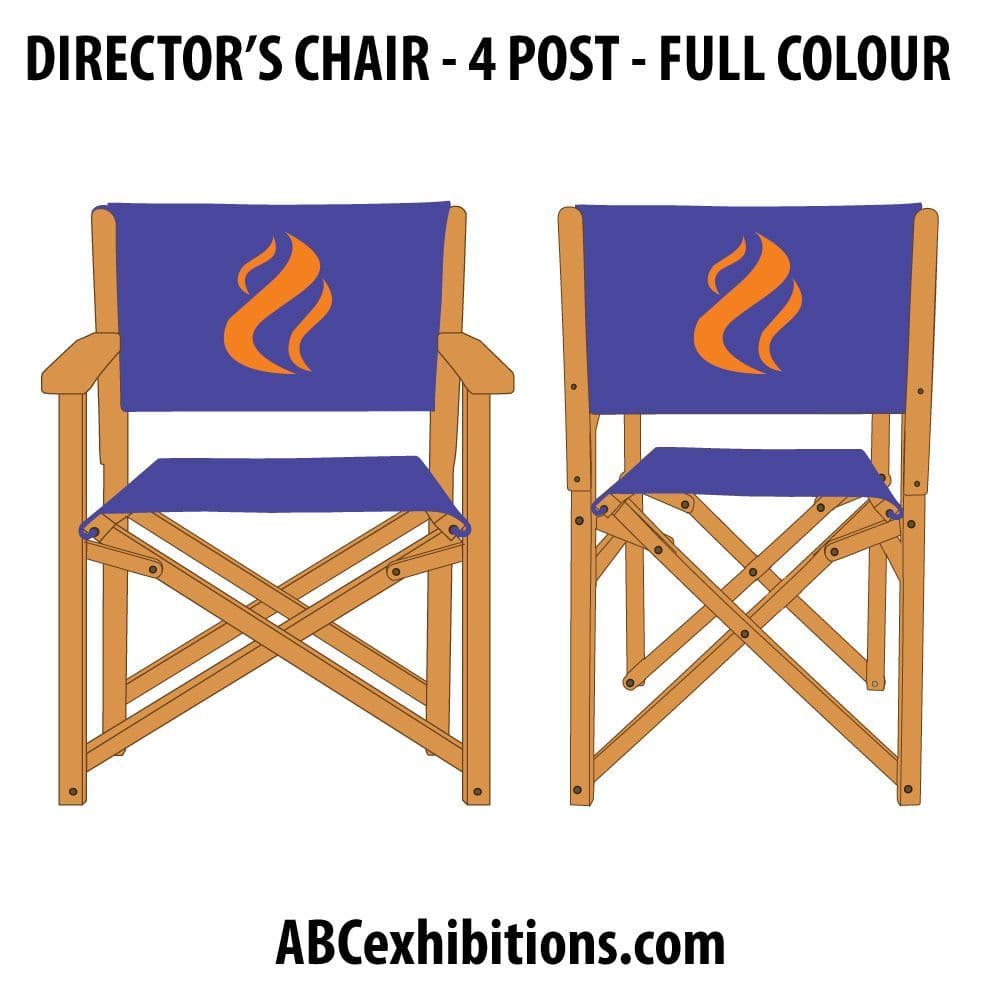 Printed Directors Chair