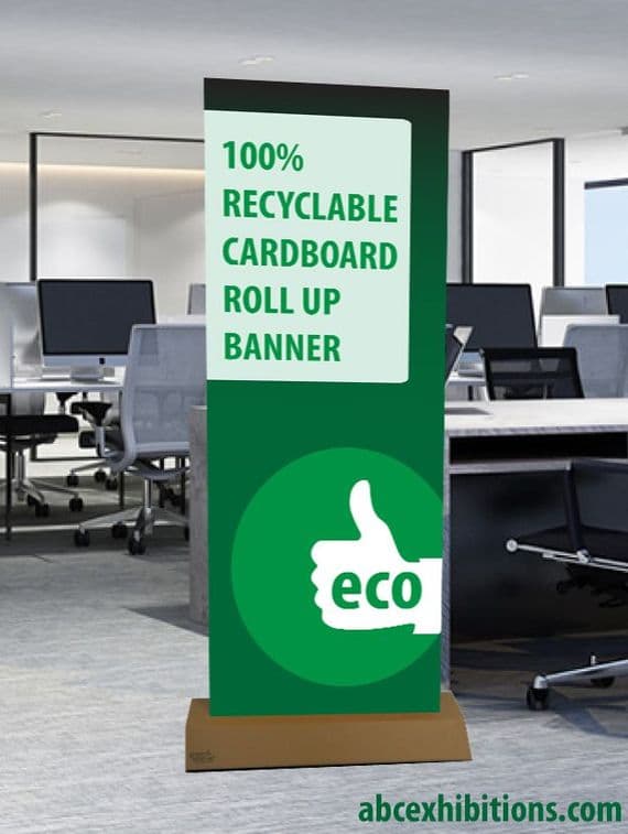 Recyclable Pop Up Cardboard Banner