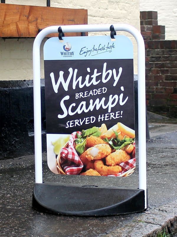 Swing Sign Outdoor And Indoor Pavement Sign For Shops, Cafes, Pubs and ...