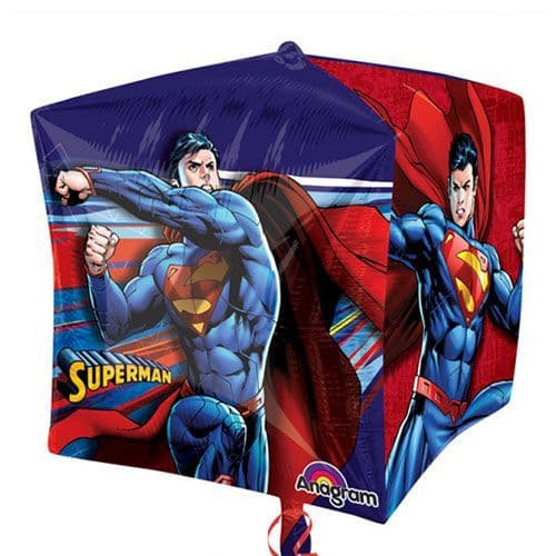 15" Superman Cubez Foil Balloon