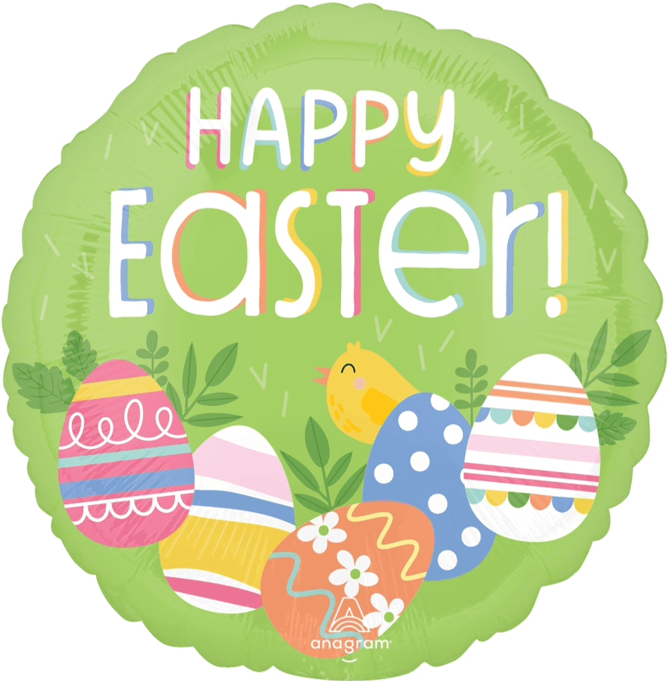 18" Easter Egg Hunt Standard Foil Balloon