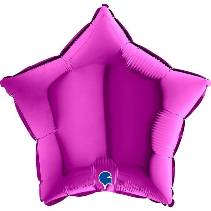 18" Standard Purple Star Foil Balloon