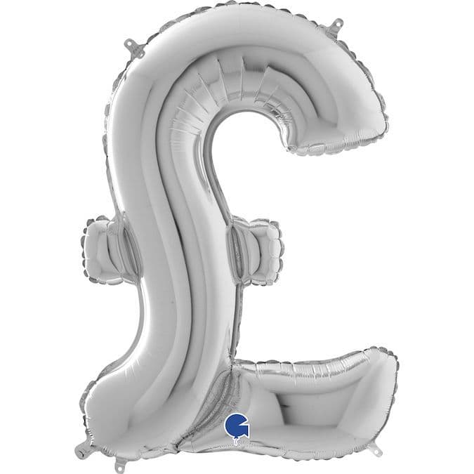 26" Standard Silver Symbol Sterling Foil Balloon