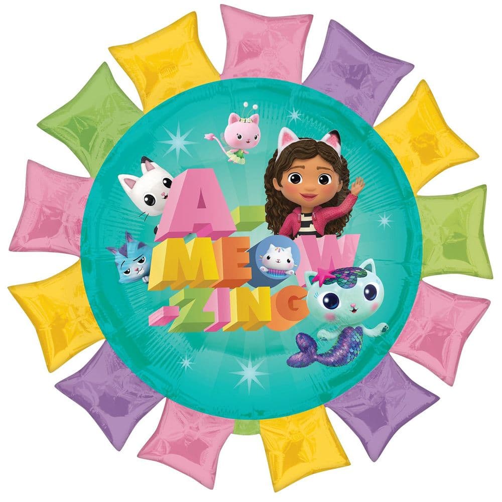 27" Gabby s Dollhouse SuperShape Foil Balloon