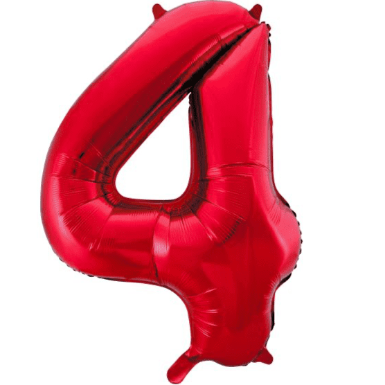 34" Number Foil Balloons