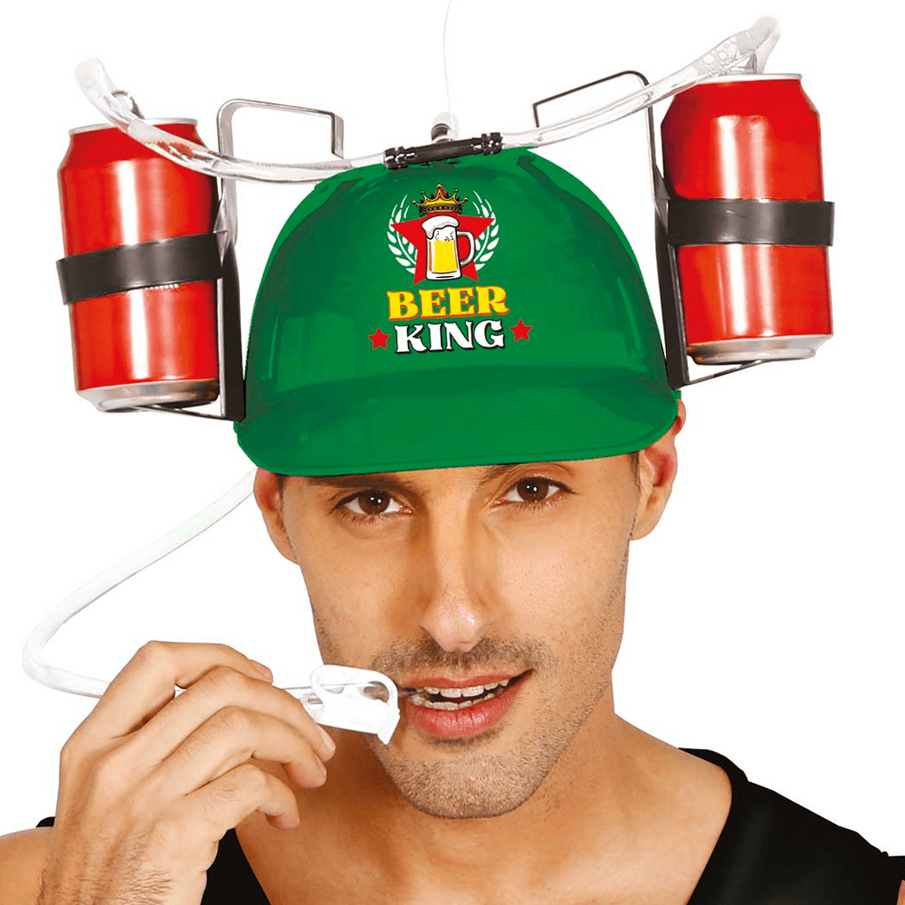 Beer King Drinks Helmet