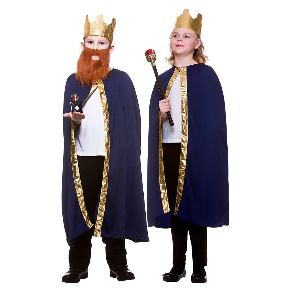 Blue Kings Robe And Crown