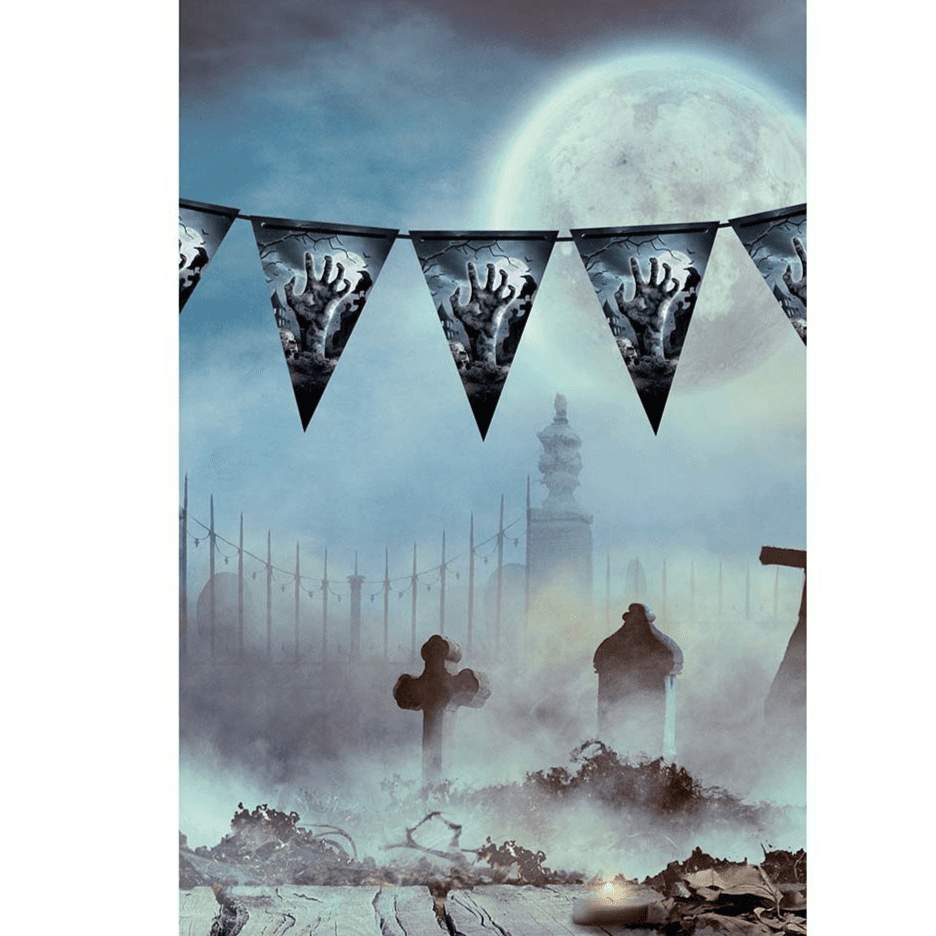 Cemetery Flag Banner