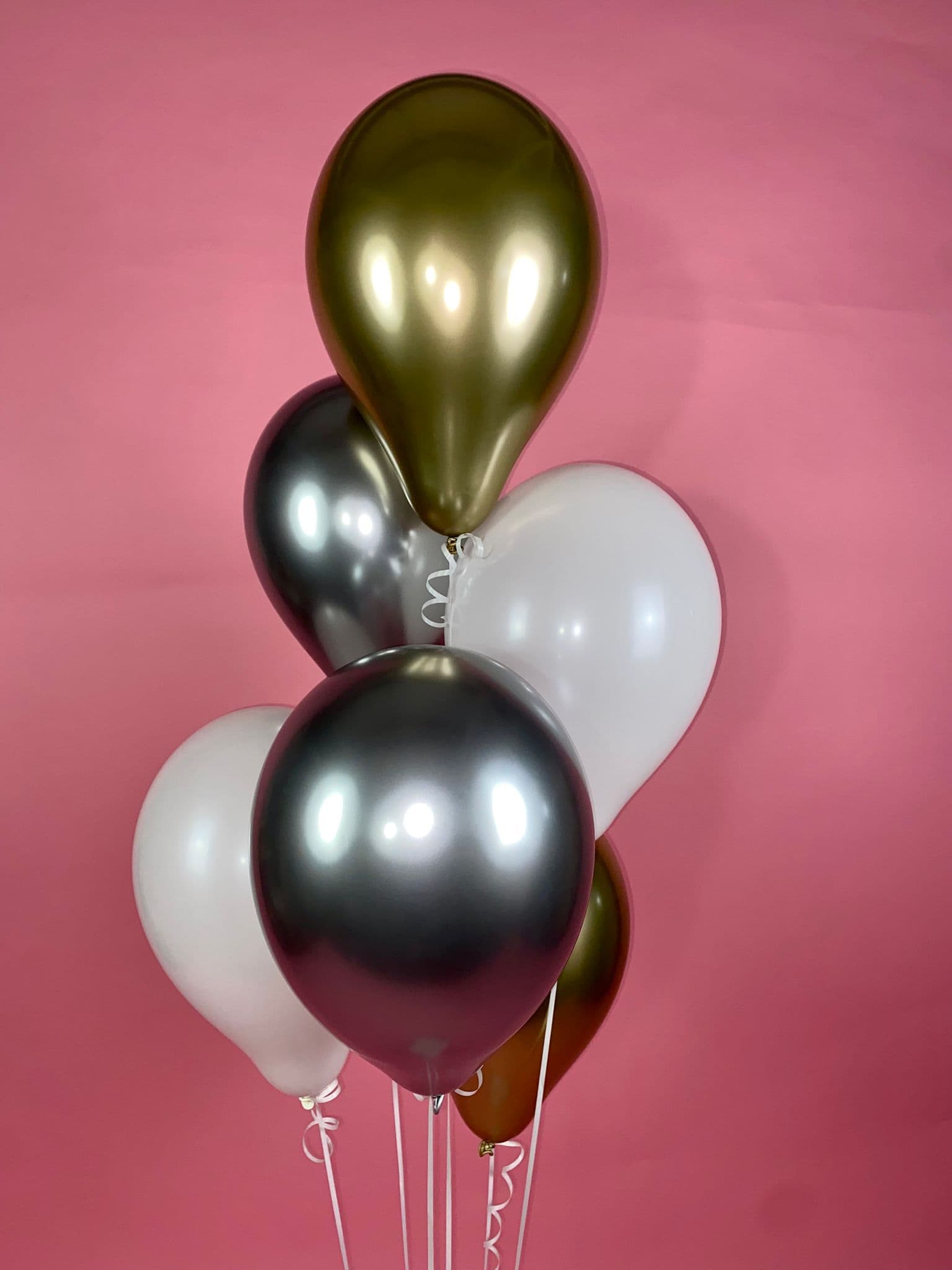 Chrome Latex Balloon Bouquet