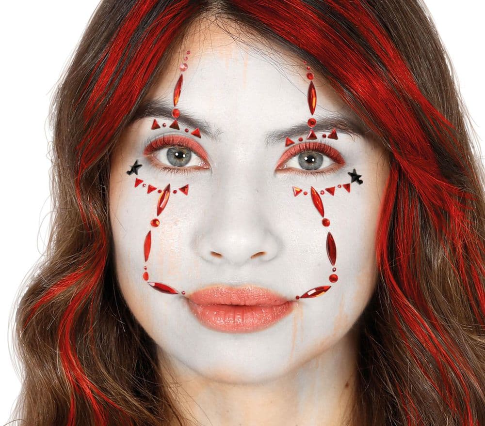 Clown Adhesive Face Jewels